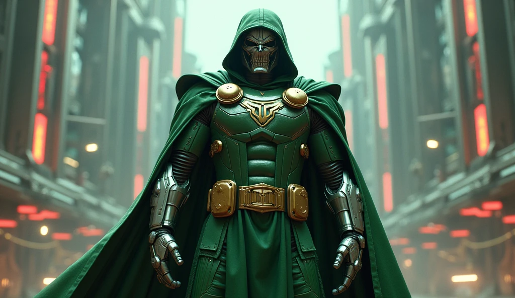 Dr doom using advance tech n weapons and his defences, showcase it ...