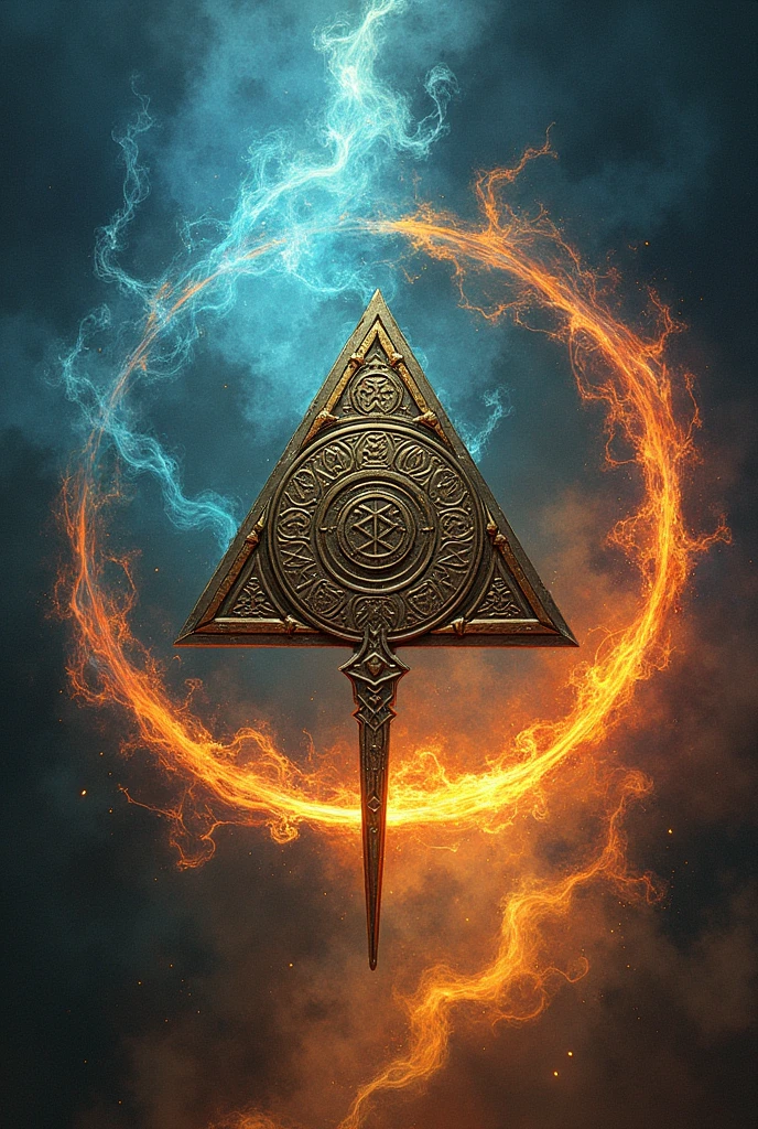 Runic symbol representing the powers of control of wizards over the 4 ...