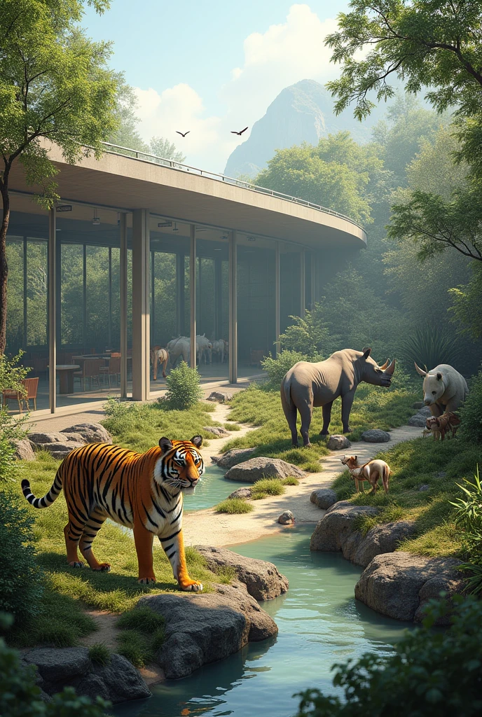 Conservation of endangered species in captivity - SeaArt AI