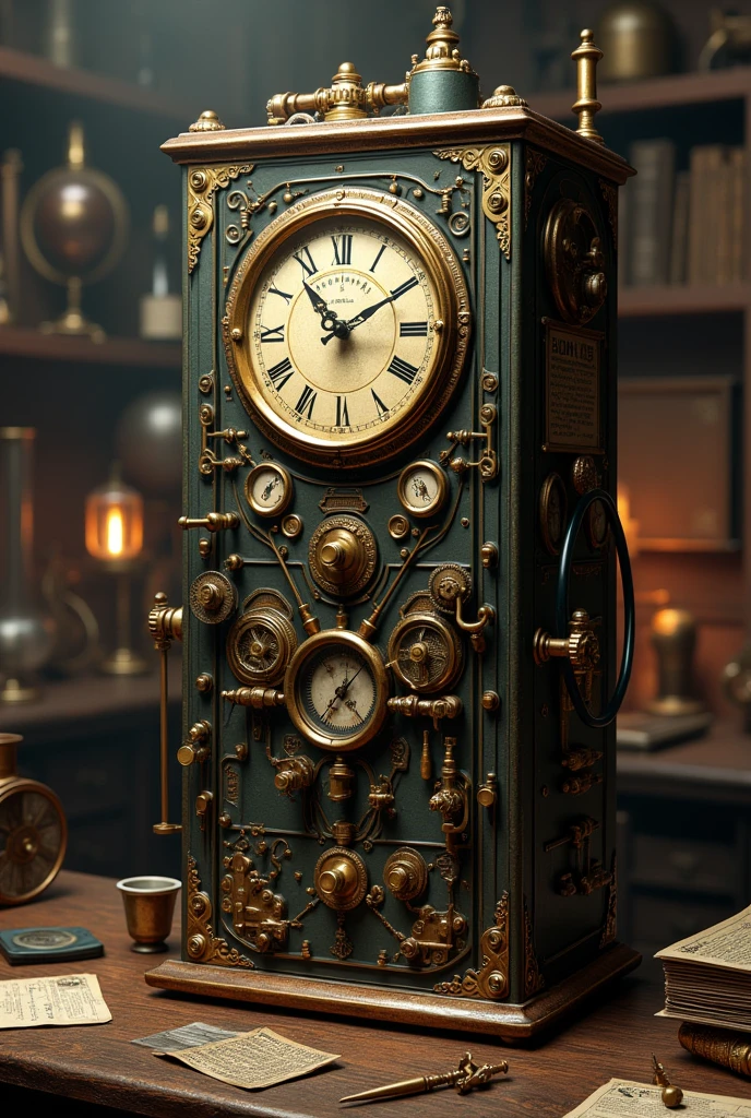 Old Time travel machine - SeaArt AI