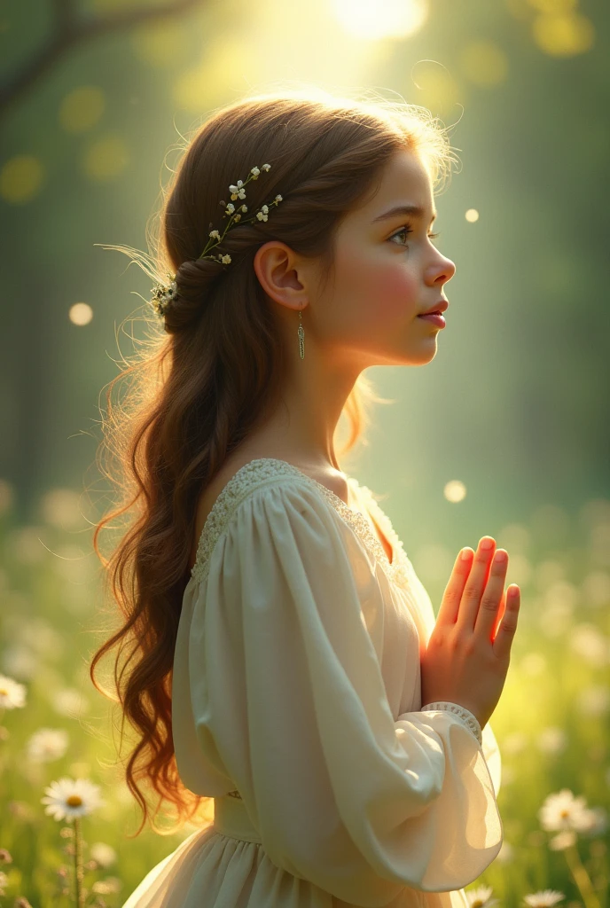 A young Christian girl - SeaArt AI