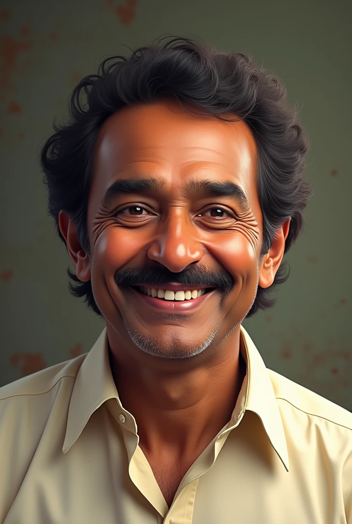 Dr.rajkumar kannada actor smiling - SeaArt AI