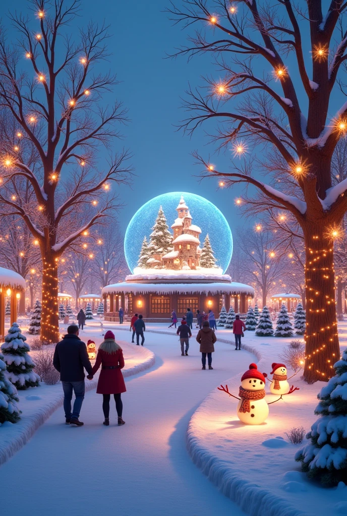 Winter Wonderland Park: A magical winter park transformed into a winter ...