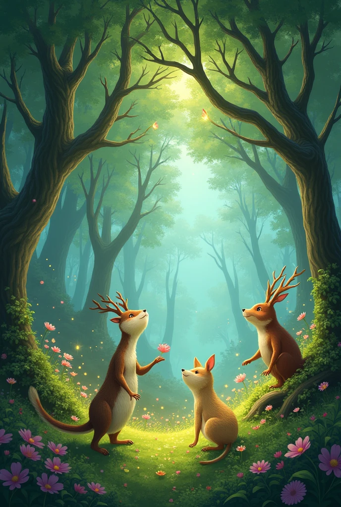 A world of magic where everything can talk and the trees turn and ...