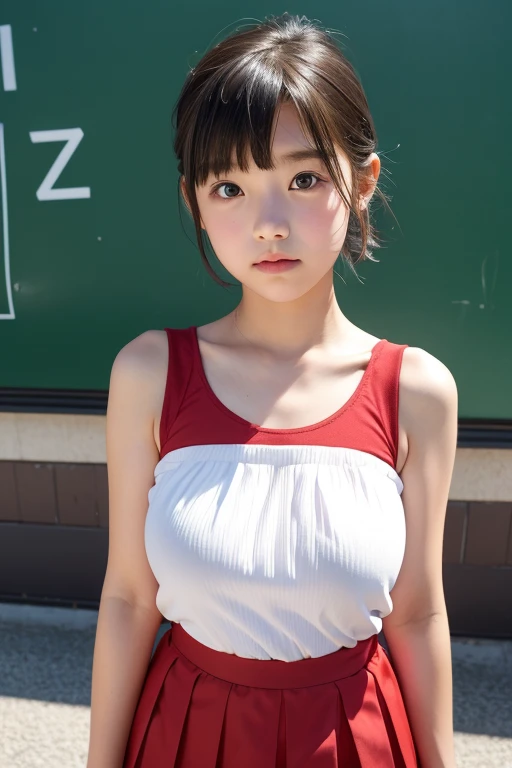 5th grade elementary school student、beautiful girl、Short cut - SeaArt AI