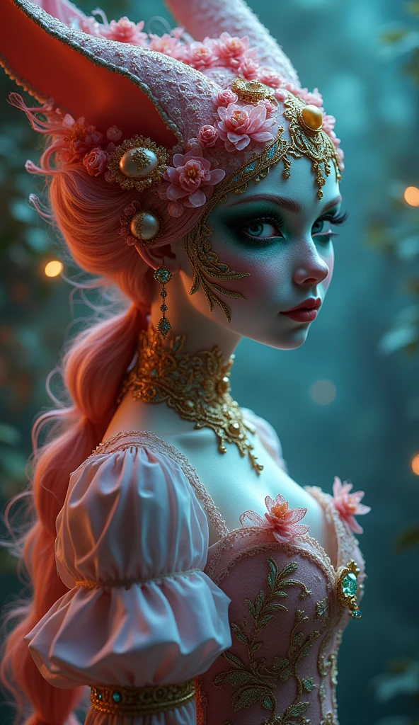 A supernatural creature macaron, alice in wonderland, extremely ...