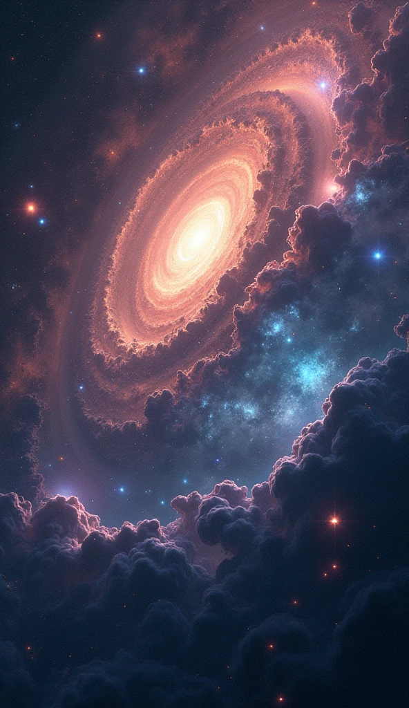 "Artistic representation of space, showing a vast amount of stars ...