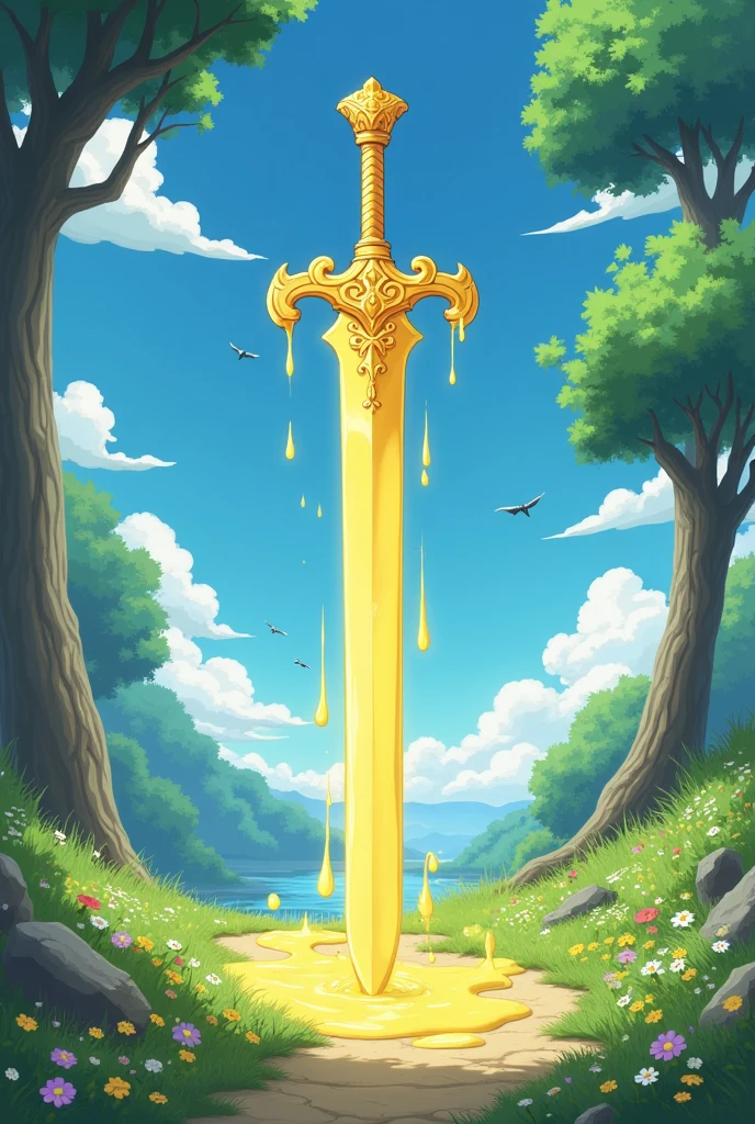 Anime style butter sword - SeaArt AI