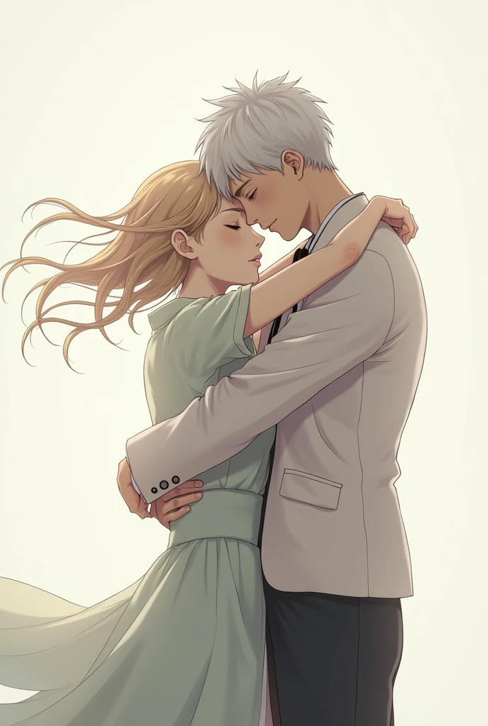 Shinobu kocho hugging muichiro tokito - SeaArt AI