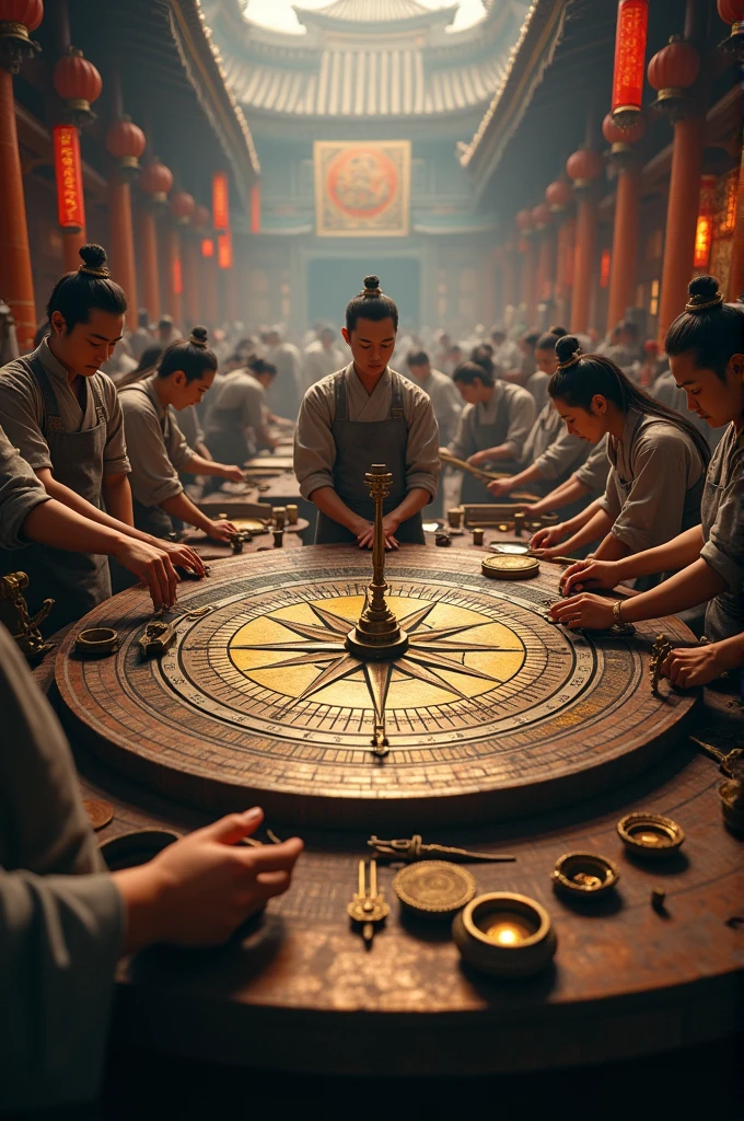The compass is a Chinese invention - SeaArt AI