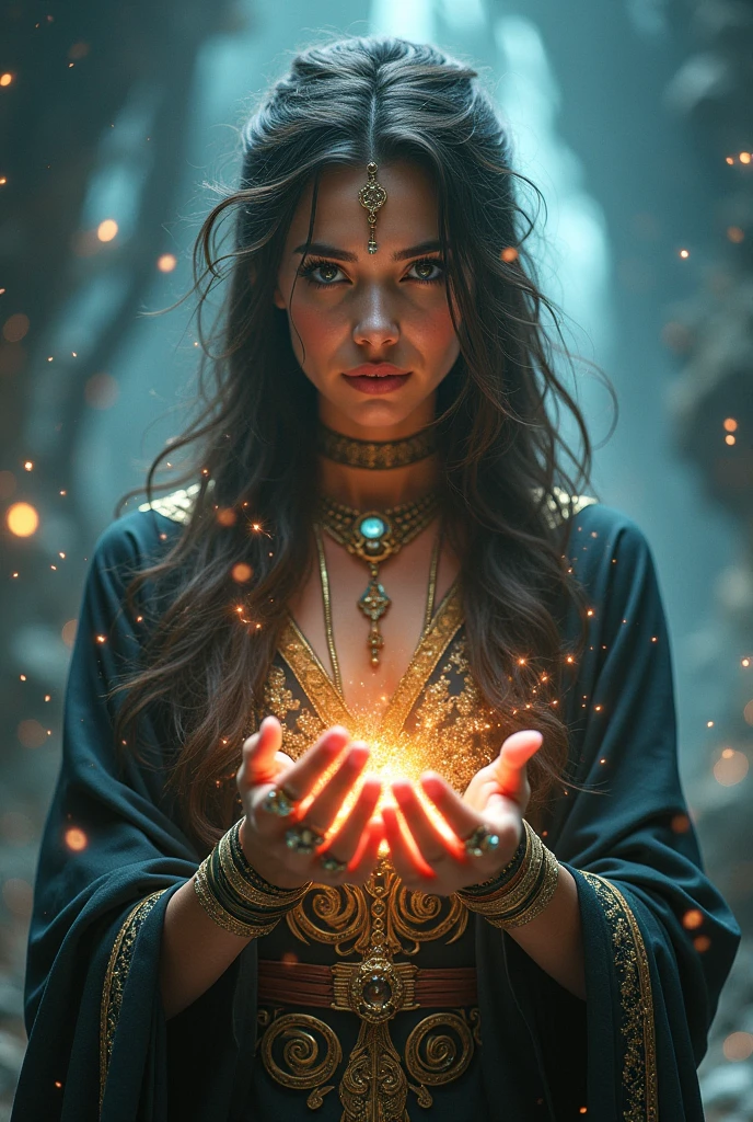 Female magician - SeaArt AI