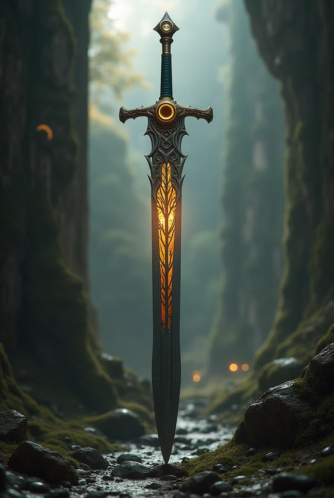 The sword Isildur from The Lord of the Rings with its tip being the ...