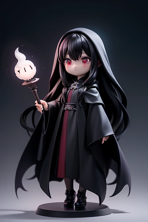 Full body display、necromancer、Conjuring、One woman、、Long black hair ...