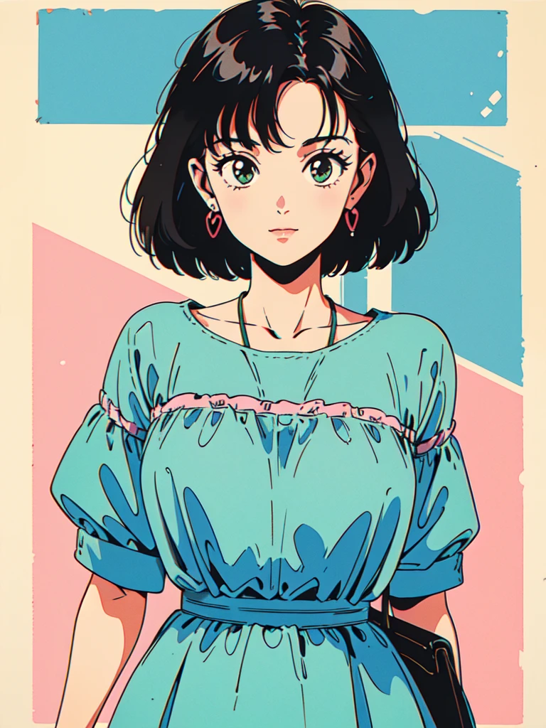 (80's, retro), (masterpiece, best quality), (anime, illustration ...