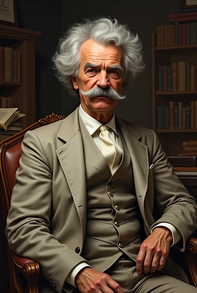 Mark Twain - SeaArt AI