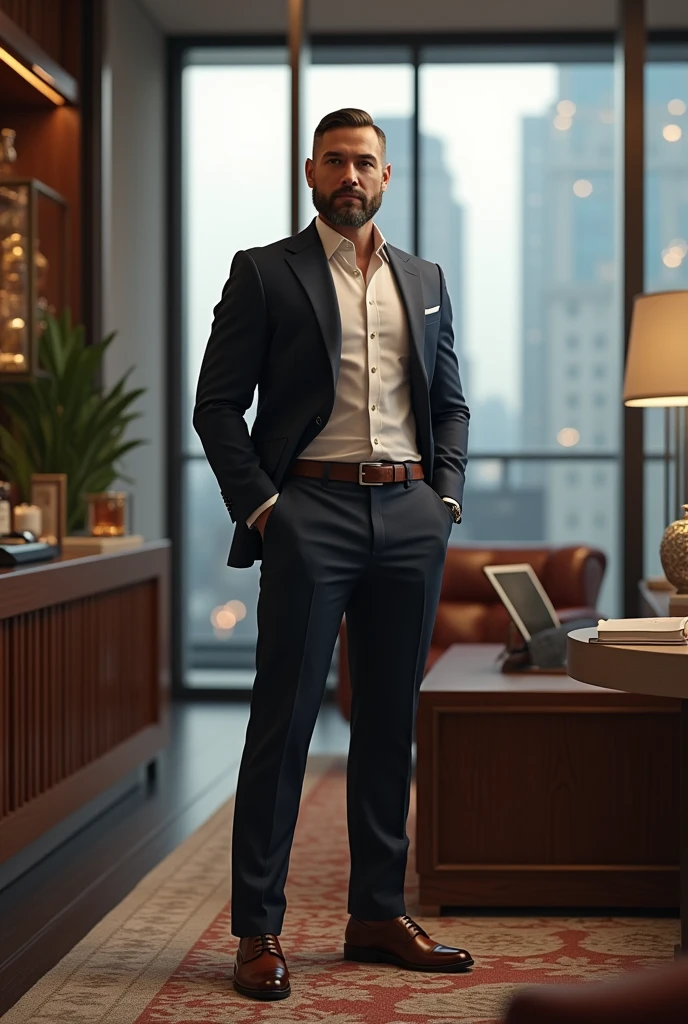 A successful fictional man - SeaArt AI