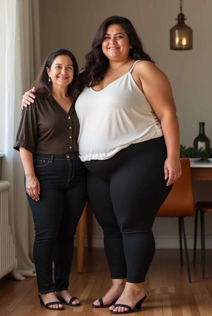 Laura is a 3 woman, 1.90 meters tall, very robust and overweight ...