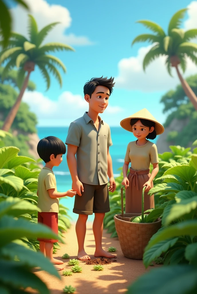 Create an image in the style of a 3D Disney Pixar cartoon: the scene is ...