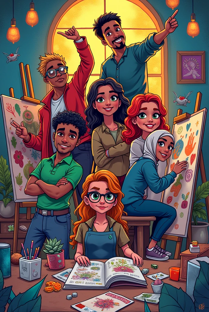 Art Jammers Guild Poster - SeaArt AI