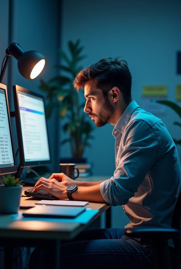 Computer programs(man) - SeaArt AI