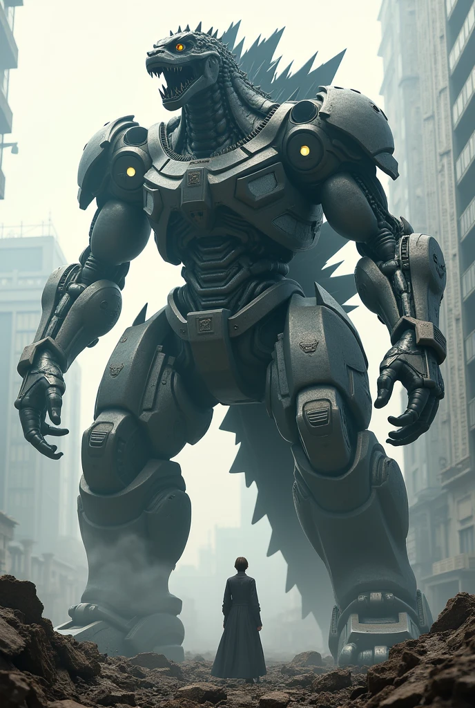 Godzilla robot - SeaArt AI