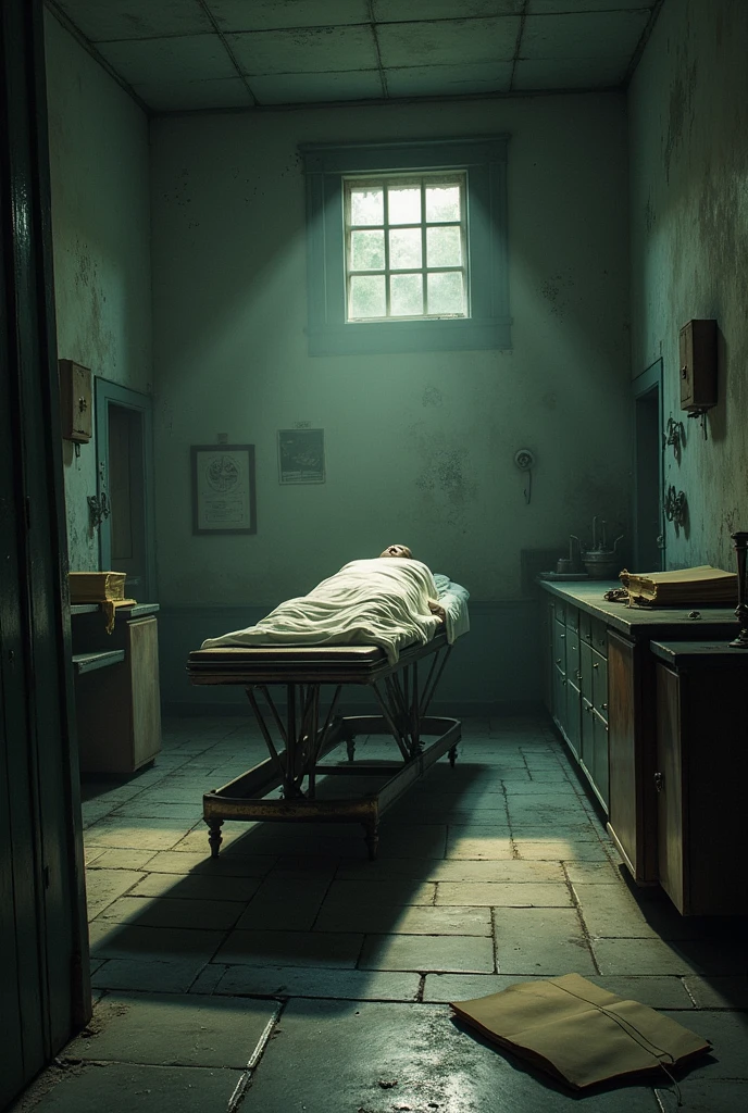 Old postmortem room - SeaArt AI