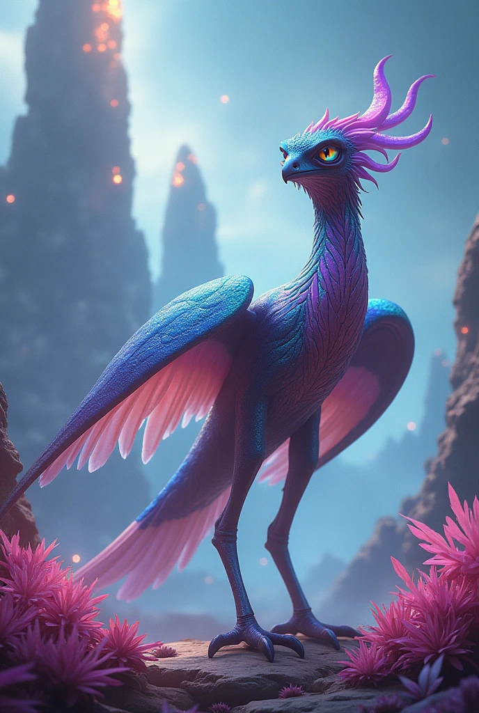 Alien bird - SeaArt AI