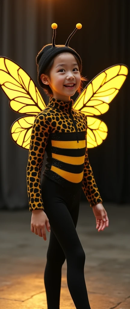 A BEAUTIFUL AND THE PRETTIEST ASIAN GIRL WEARS BEE INSECT LYCRA NYLON ...