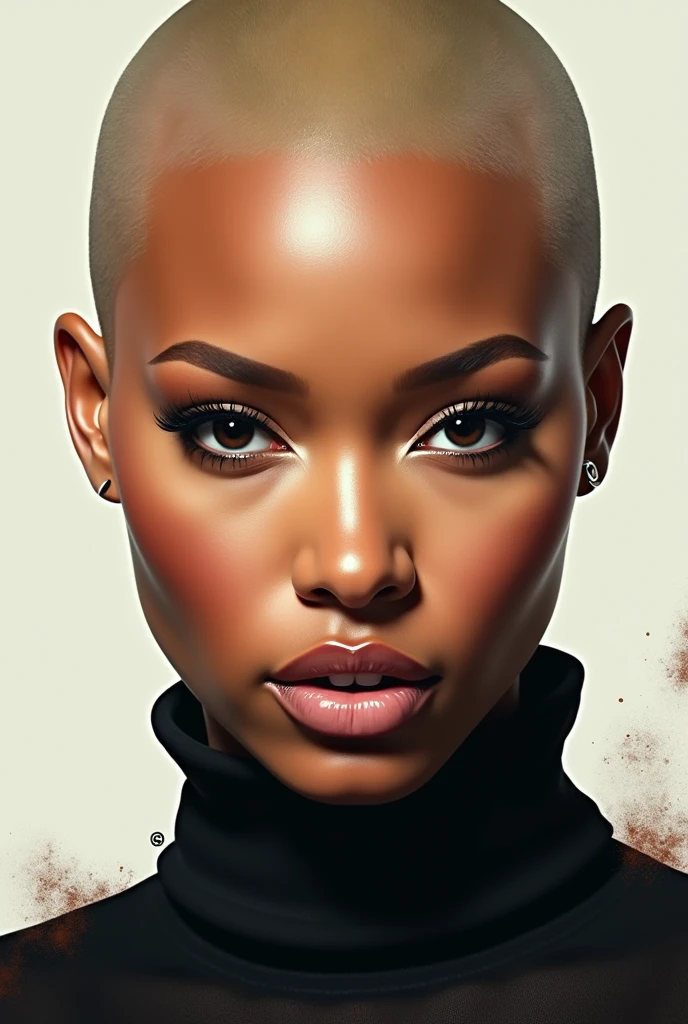 Draw bald Niki Minaj - SeaArt AI