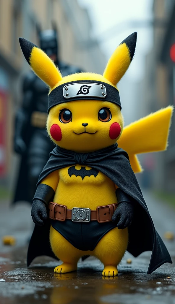 Pikachu cute, with Naruto mixed style wearing Konoha Ninja Headband ...