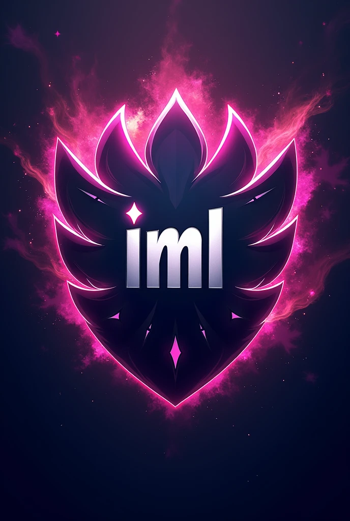Fortnite clan team crest with acronym "IML" png - SeaArt AI