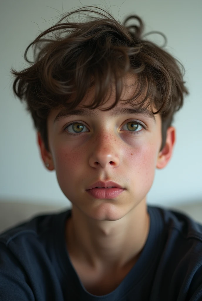 Teenager boy thinking hd pic - SeaArt AI