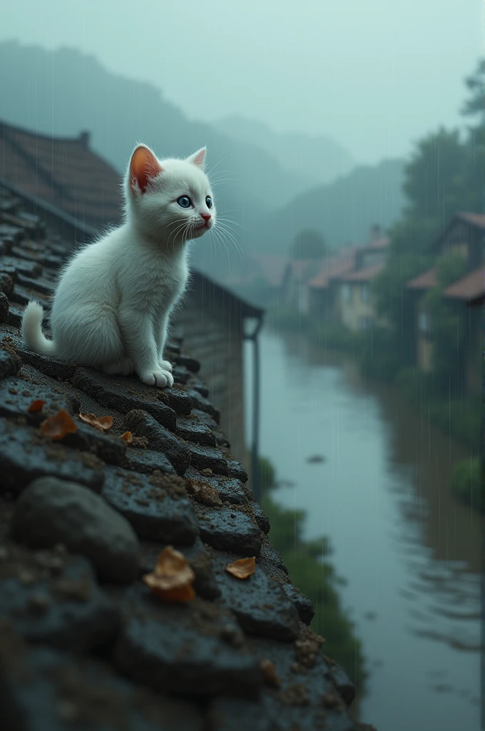 In a small village, a kitten named Mimi lost her mother in a flood ...