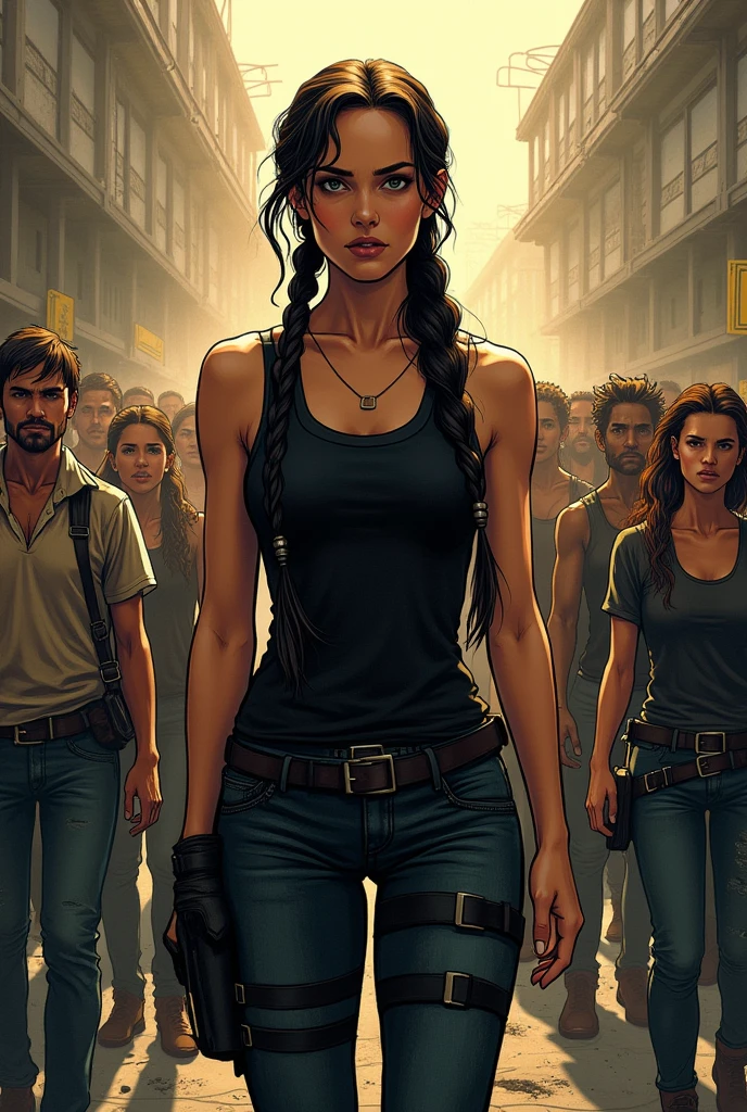 Reference to the book The Hunger Games,Katniss girl with braids offers ...