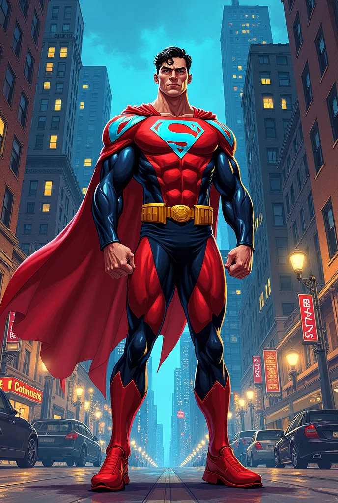 A comic book style character in 2D DC drawing - SeaArt AI