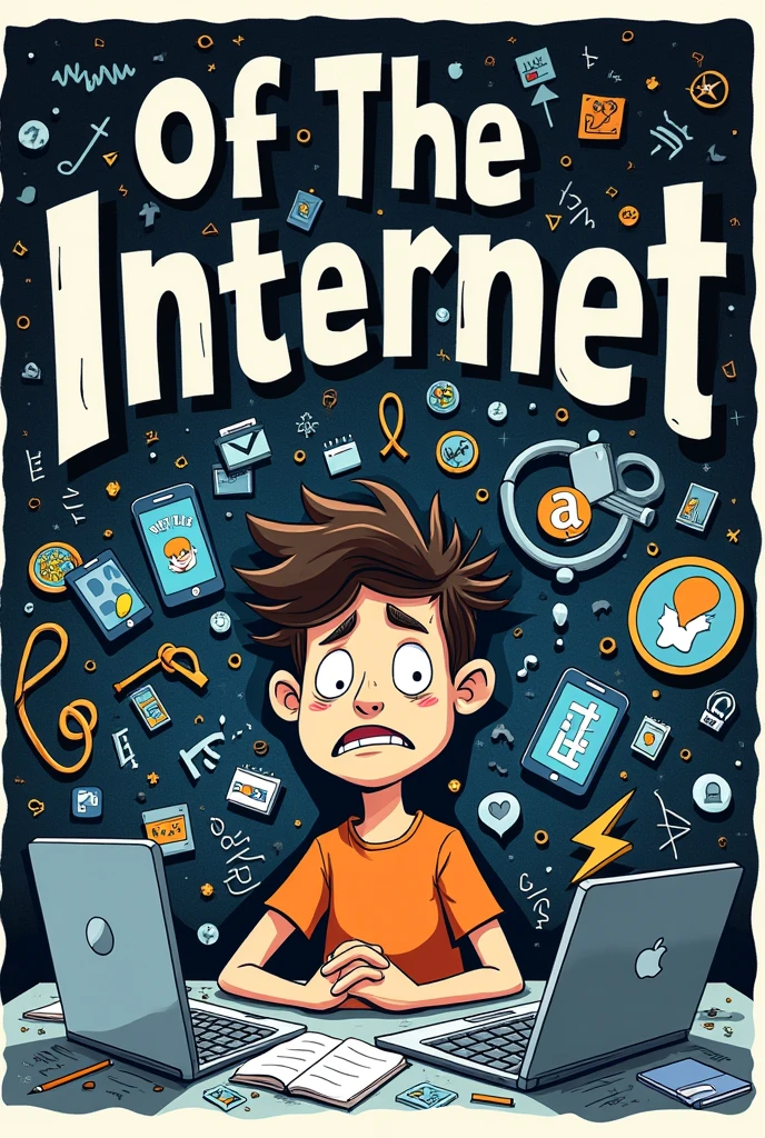 Editorial Cartooning, effects of the internet on students, the bad side ...