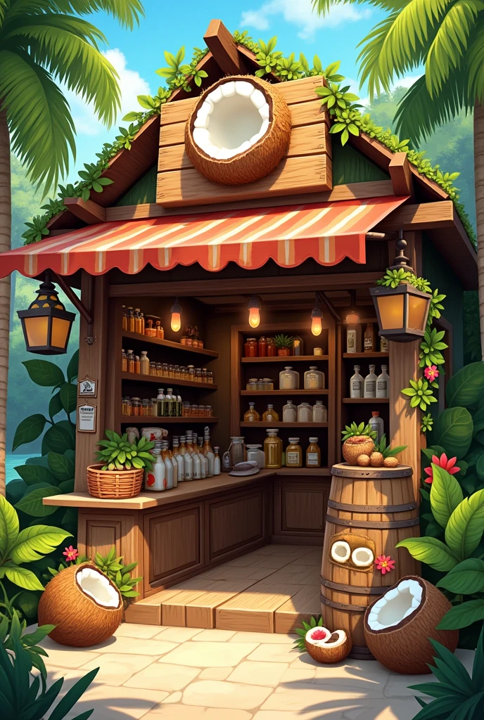 CocoStore image of a coconutStore for sale - SeaArt AI