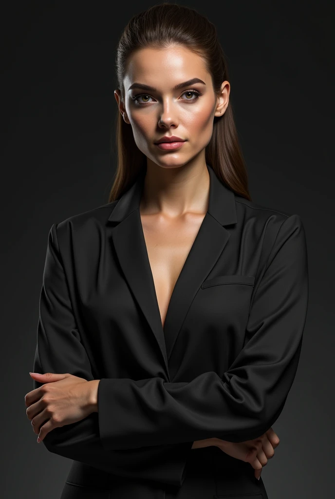 A woman standing facing this - SeaArt AI