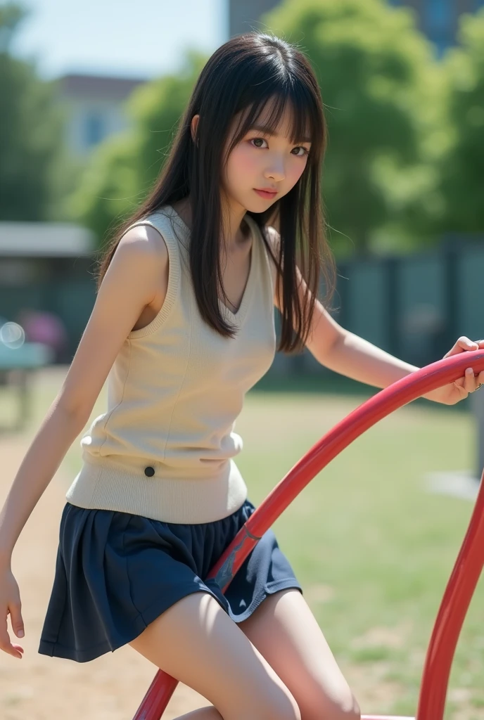 Japanese Girls,Narrow eyes,1 female junior high school student - SeaArt AI