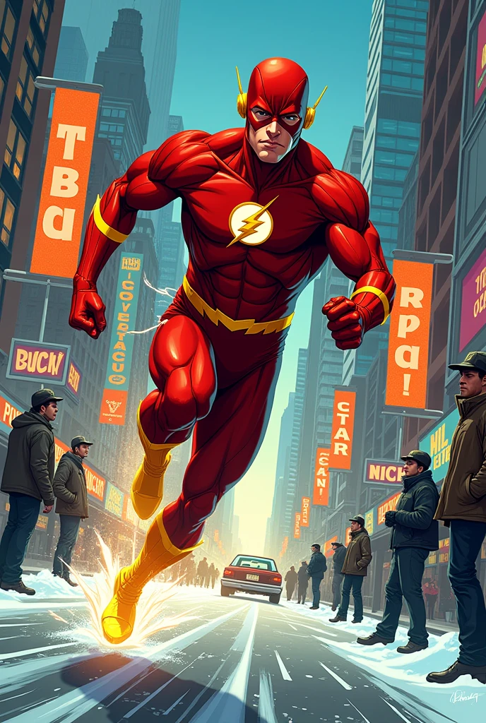 The Flash comic - SeaArt AI