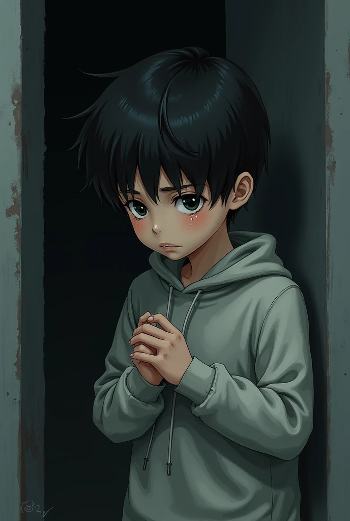 A sad boy - SeaArt AI