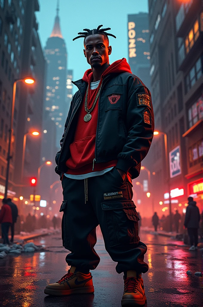 Cover album rap - SeaArt AI