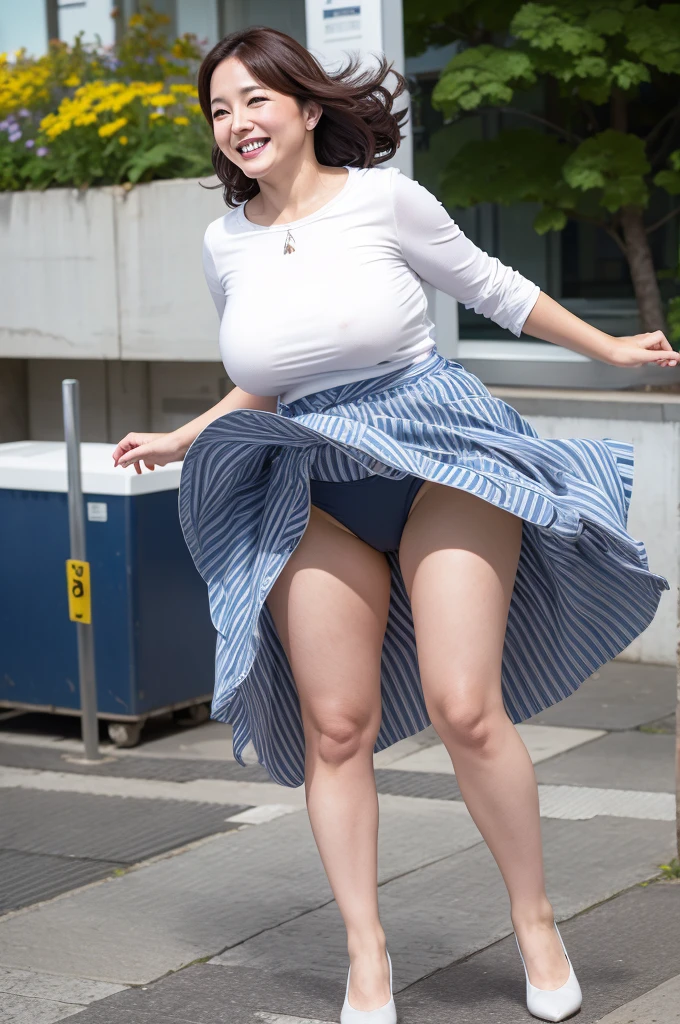 High resolution、8k、40 years old、Beautiful mature woman、Curvy body type ...