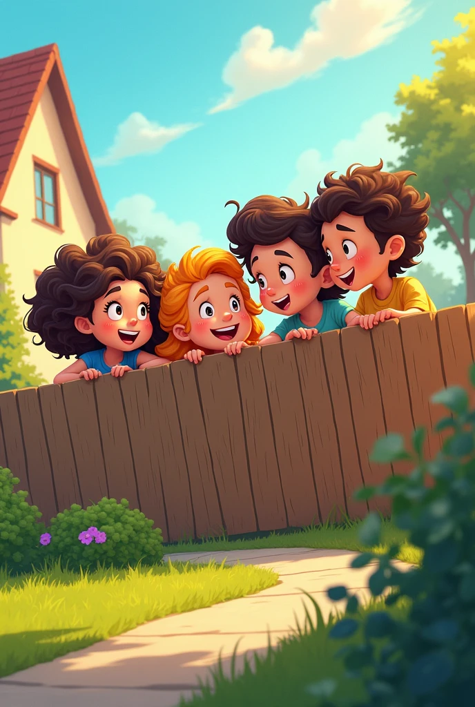 One sunny afternoon, you and your friends decide to visit your neighbor ...