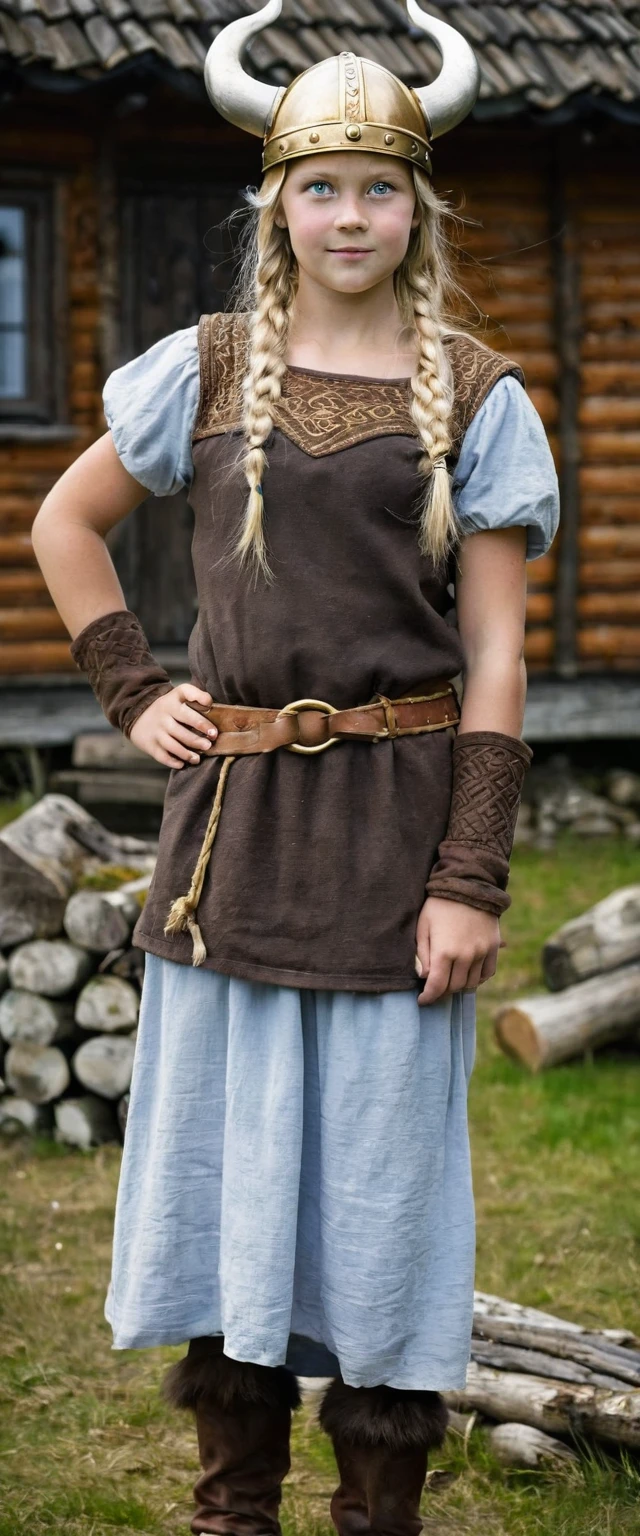 Front view, Viking girl,12 century, looking at viewer, Sweden Young ...