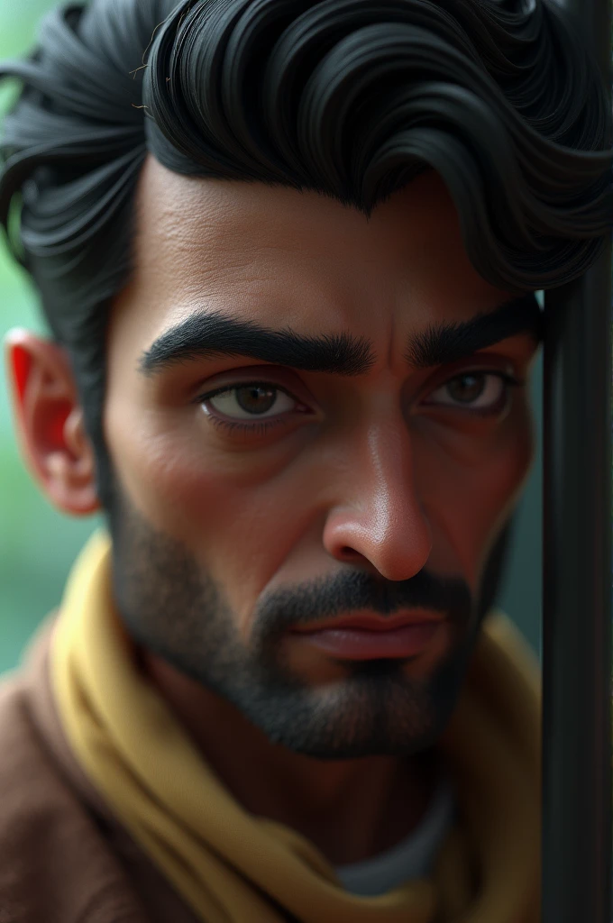 Vikram takes a deep breath and begins thinking deeply. His expression ...
