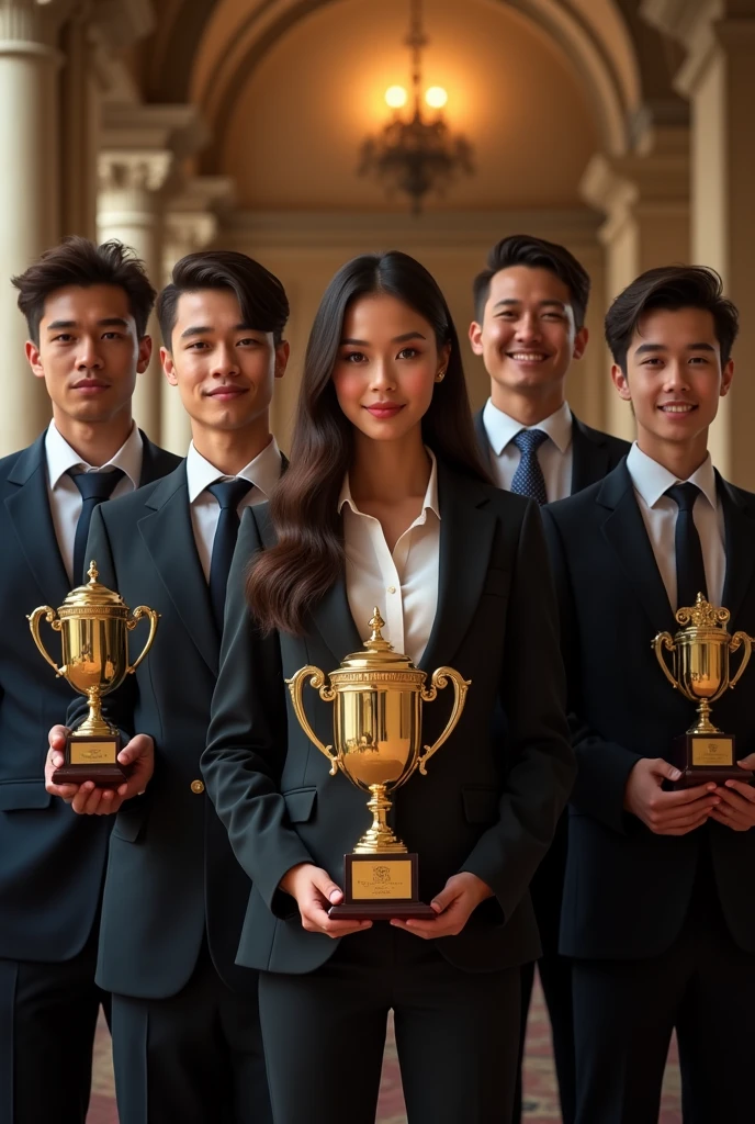 Trophy students - SeaArt AI