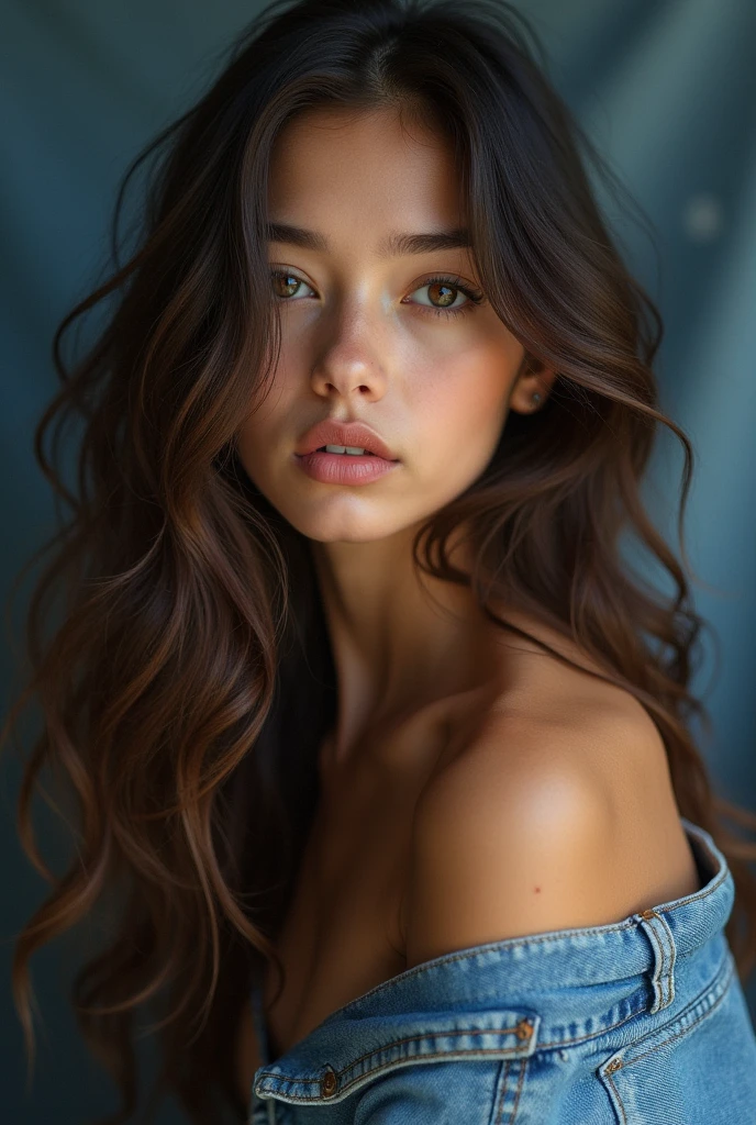 Masterpiece, Best Quality, 1 Girl, Brunette Hair, Bare Shoulders - SeaArt AI