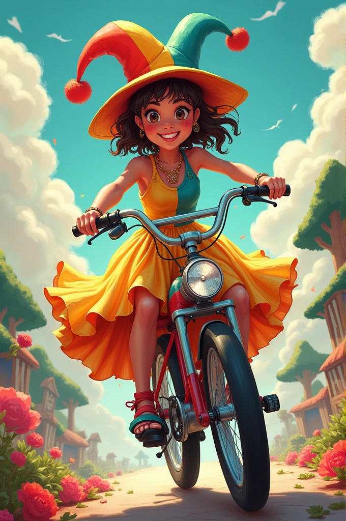 A character , Happy, graceful , risky, intrepid .brave, helpful - SeaArt AI