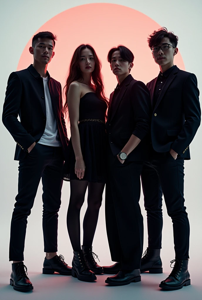 4 person album cover, the name of the group and the name of the album ...